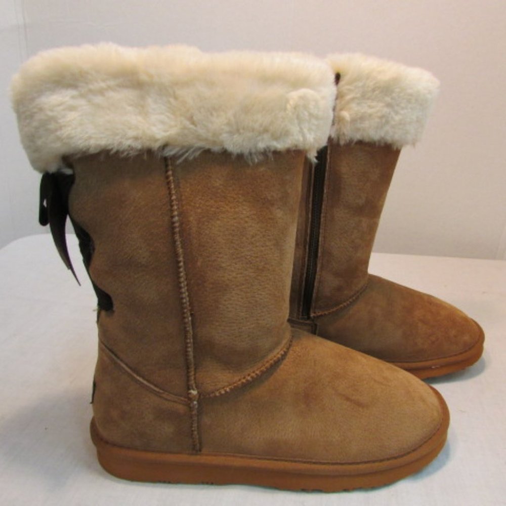 Lamo Adele Tall Suede Boots - Gem